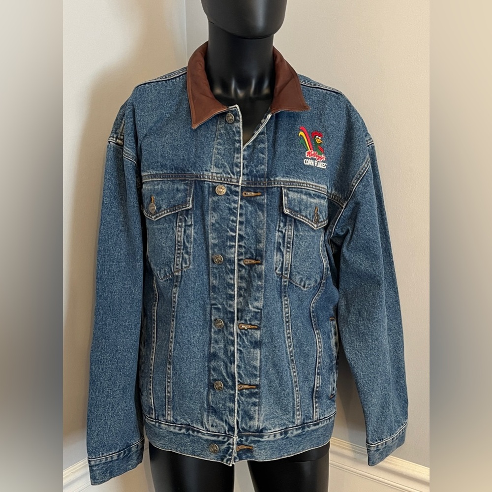 New Vintage Kelloggs Cornelius Corn Flakes Blue Jean … - Gem